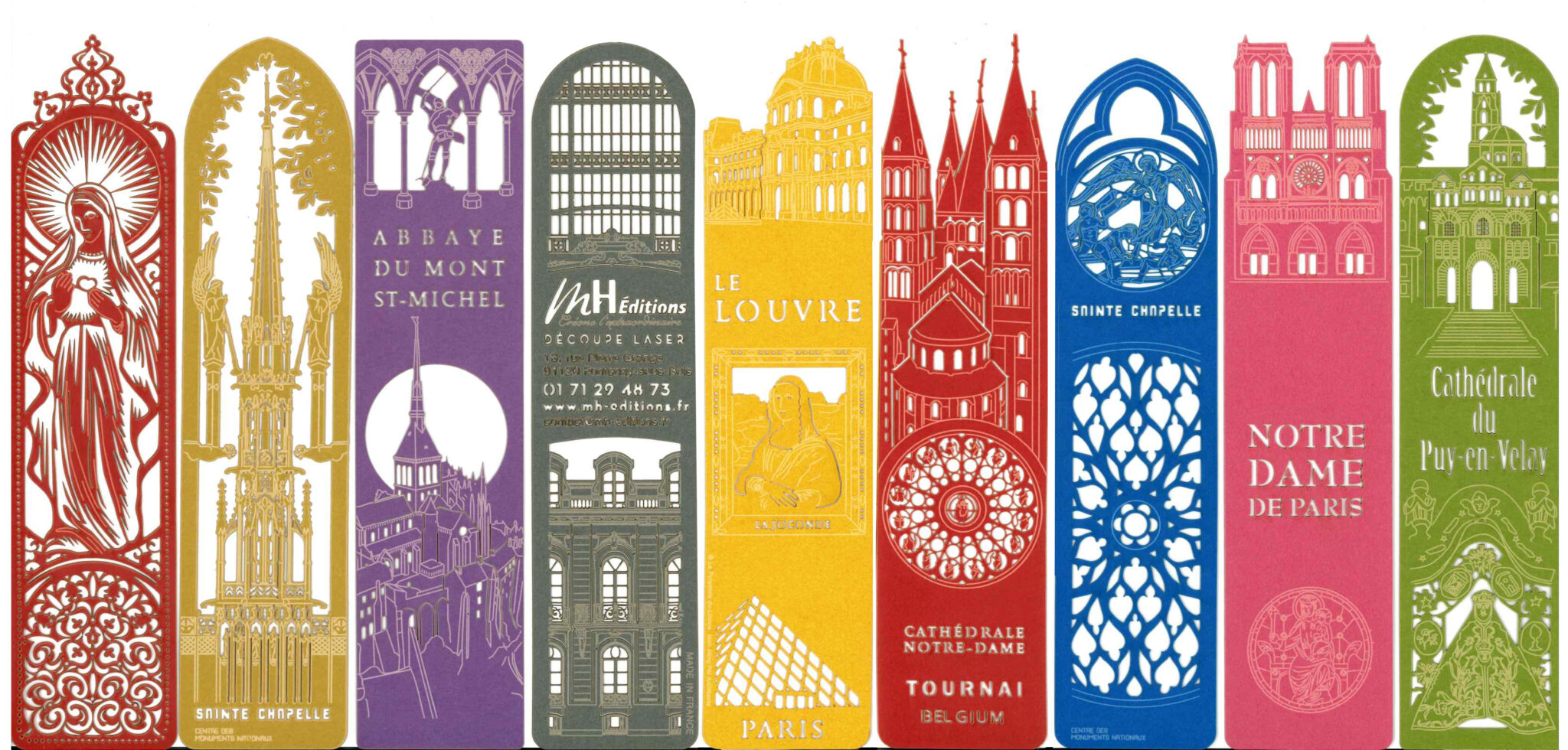 Marque-Pages - Les Ateliers MH Éditions spécialiste de la découpe laser ...